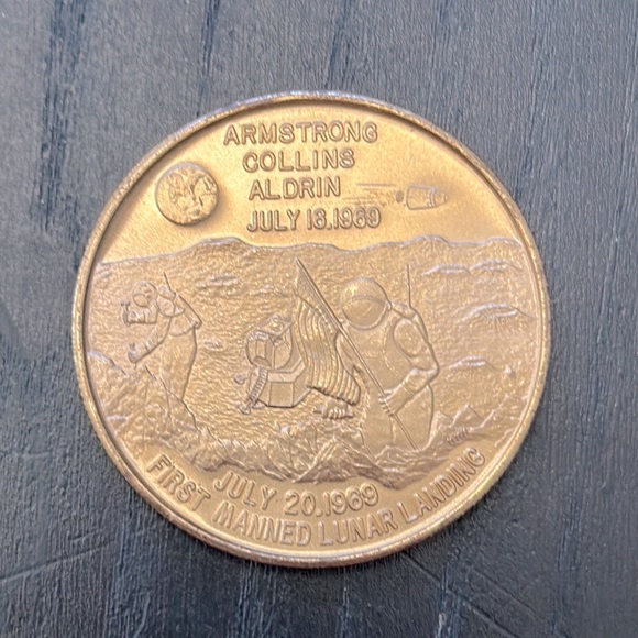 Other | Vintage Apollo Coin First Manned Lunar Landing | Poshmark